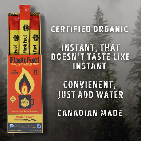 Flash Fuel Organic Instant Coffee - Canadian Heritage Roasting Co ...